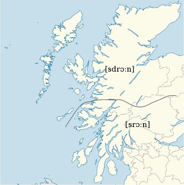 Intrusive T or Why we're writing sròn not *stròn - Goireasan Akerbeltz